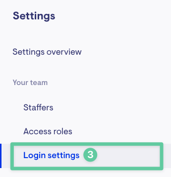 Login management