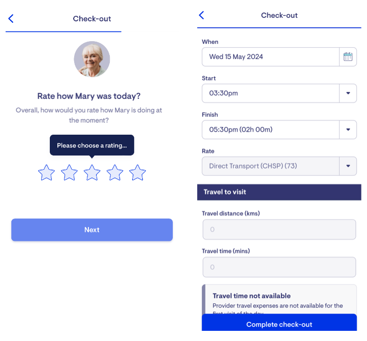 Shared Check-out Notes
